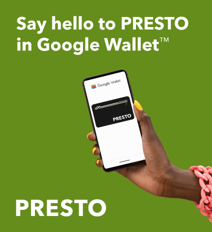 Hello PRESTO | PRESTO Card